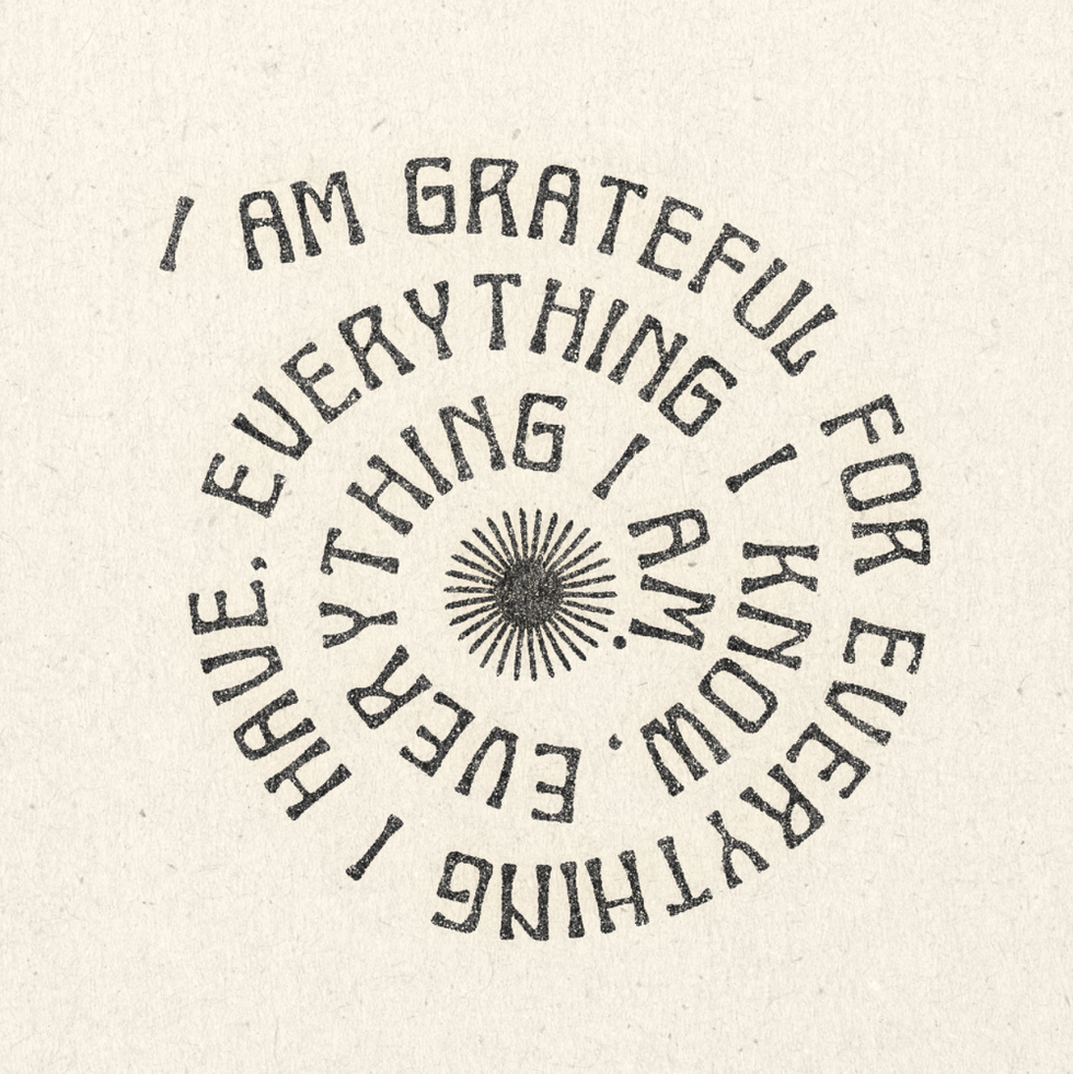 I Am Grateful Art Print - Gather Goods Co.