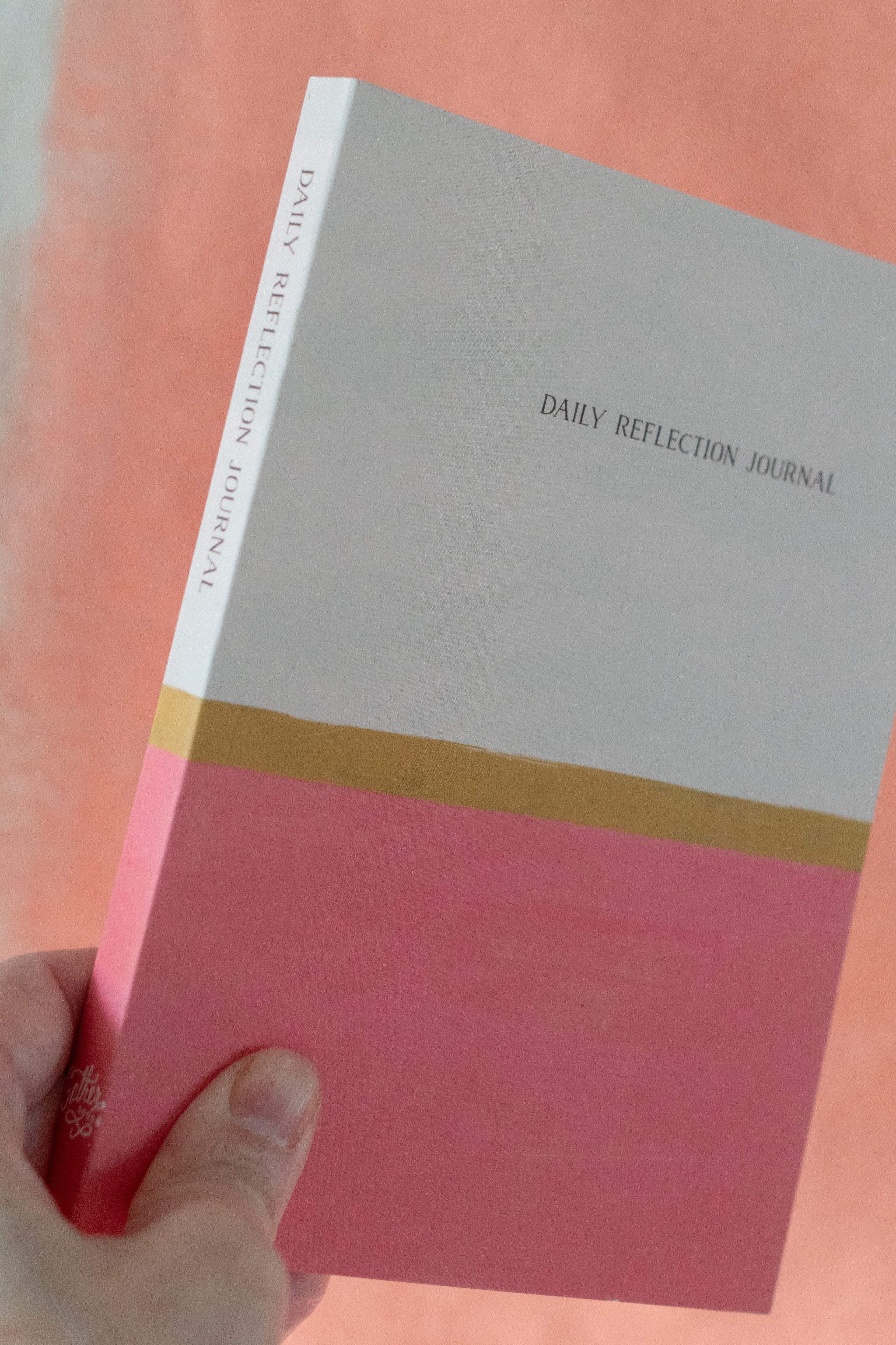 Daily Reflection Journal with Prompts, Pink – Gather Goods Co.