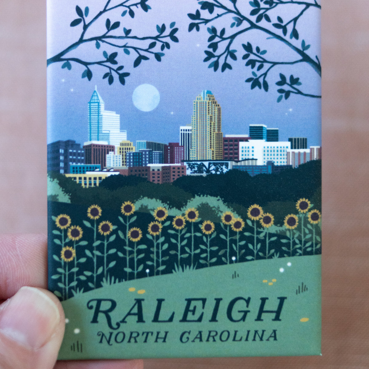 Raleigh, NC Souvenir Magnet – Gather Goods Co.