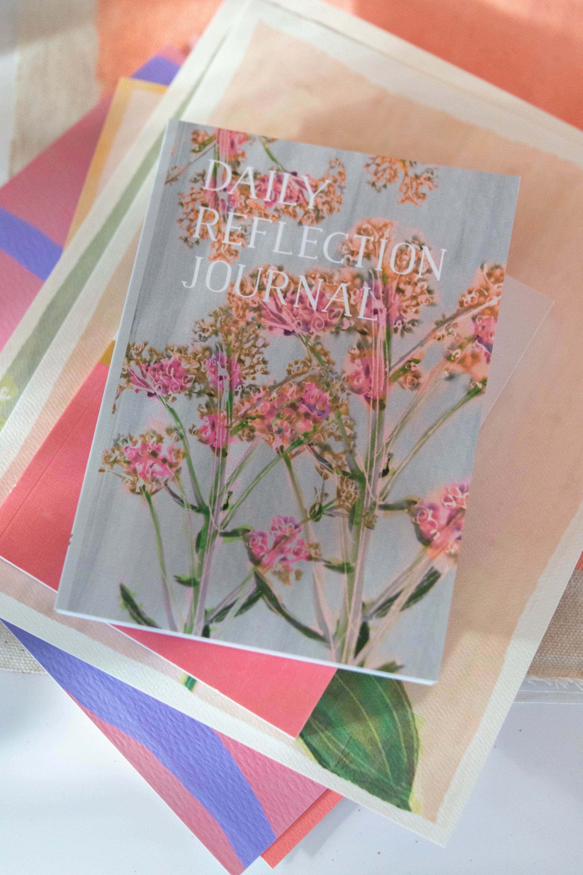 Daily Reflection Journal with Prompts, Floral - Gather Goods Co.