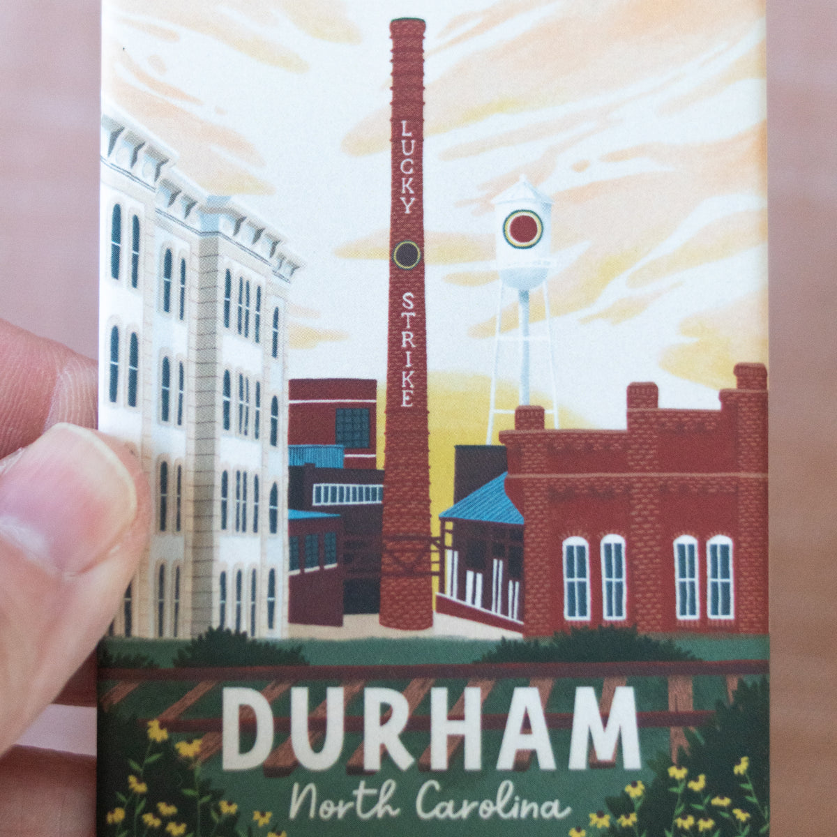 Durham, NC Souvenir Magnet – Gather Goods Co.