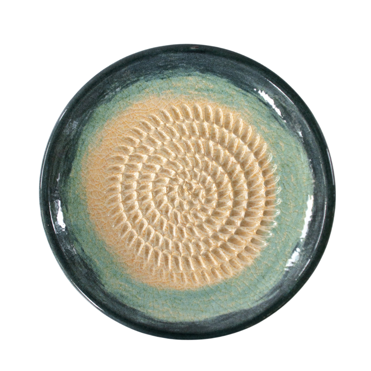 Ceramic Garlic Grater Plate, Green Ombre – Gather Goods Co.