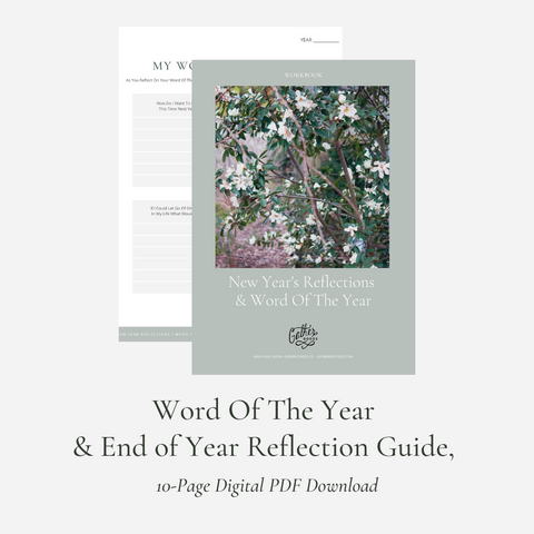 Word Of The Year & End of Year Reflection Guide, Digital PDF Download ...