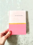Daily Reflection Journal with Prompts, Pink - Gather Goods Co.