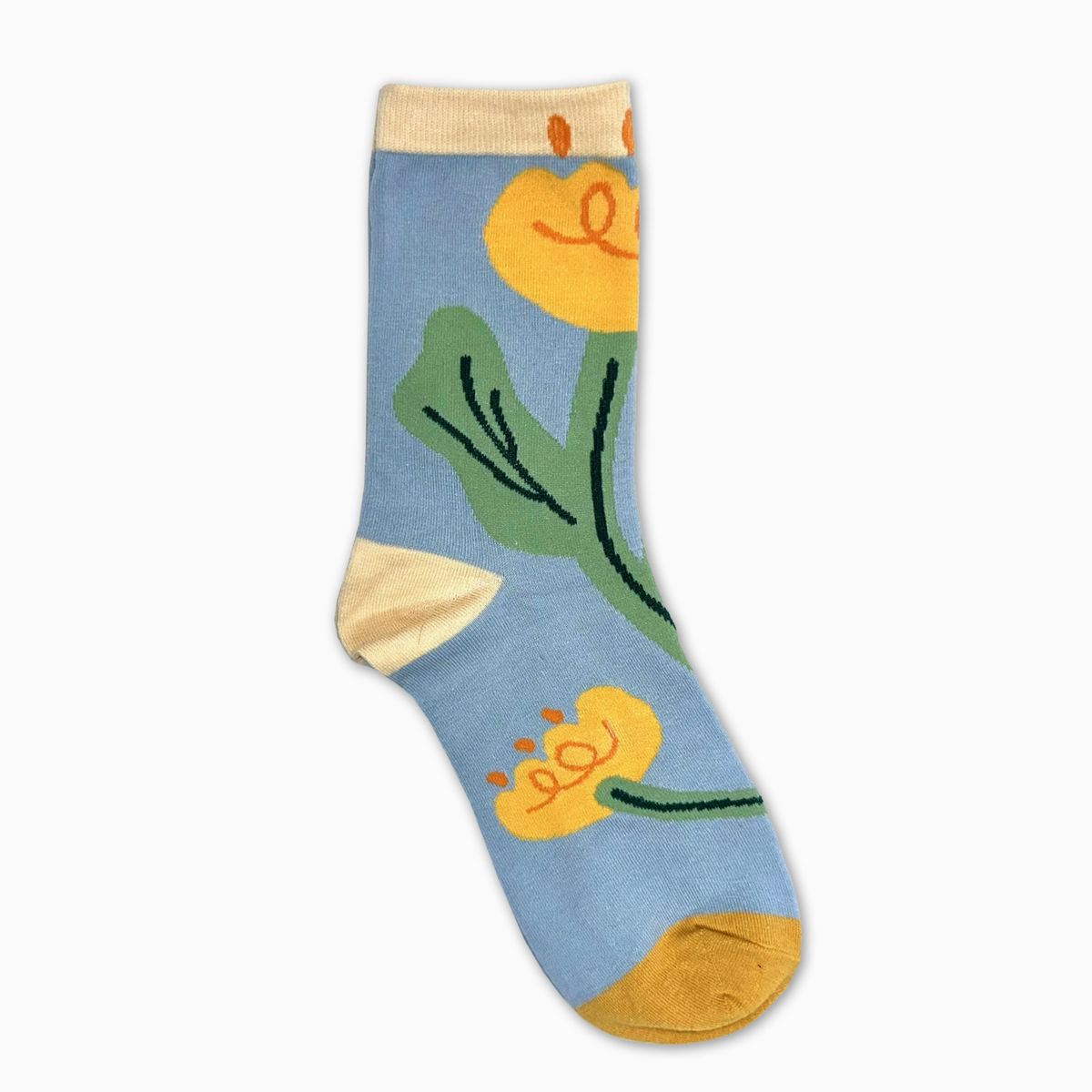 Blue Tulip Socks – Gather Goods Co.