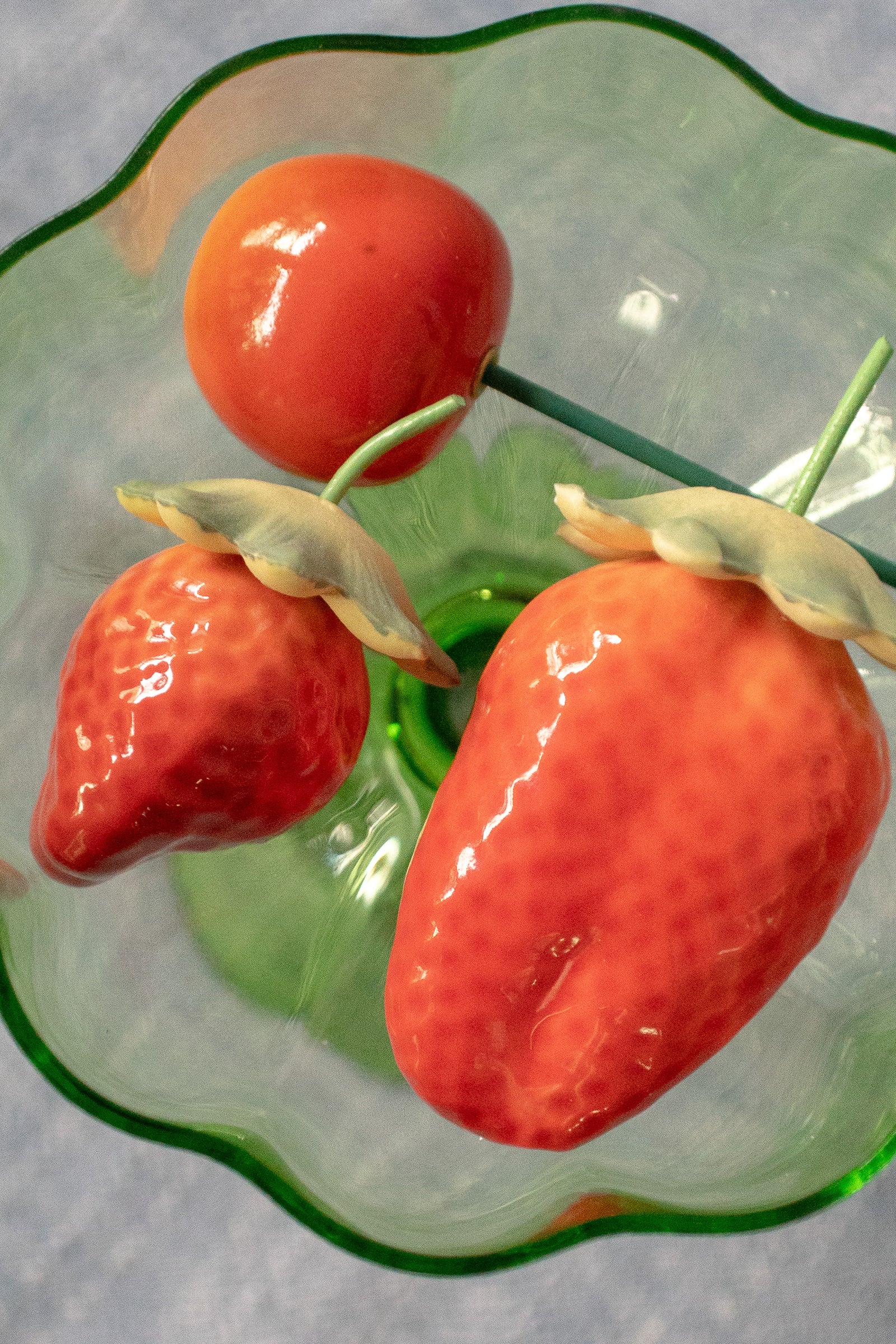 Handmade Ceramic Strawberry Figurine – Japanese Tea Pet for Home Decor ...
