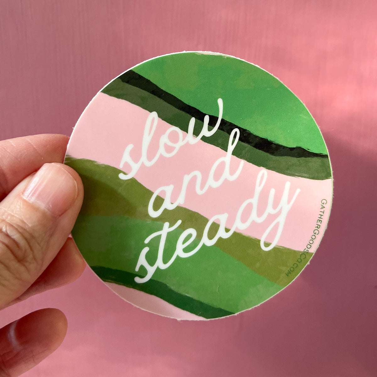 Slow and Steady Sticker – Gather Goods Co.