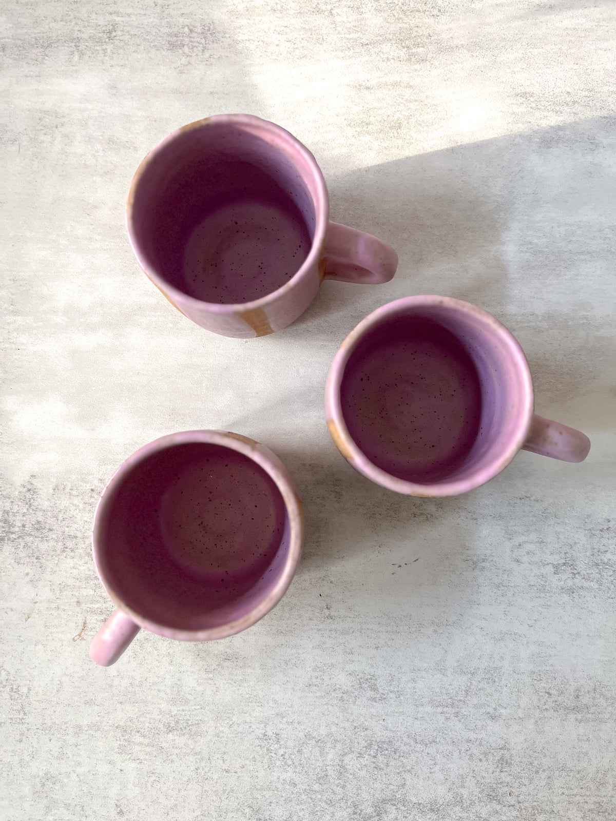 Striped Coffee Mug Lilac Wavy Lines - Gather Goods Co.