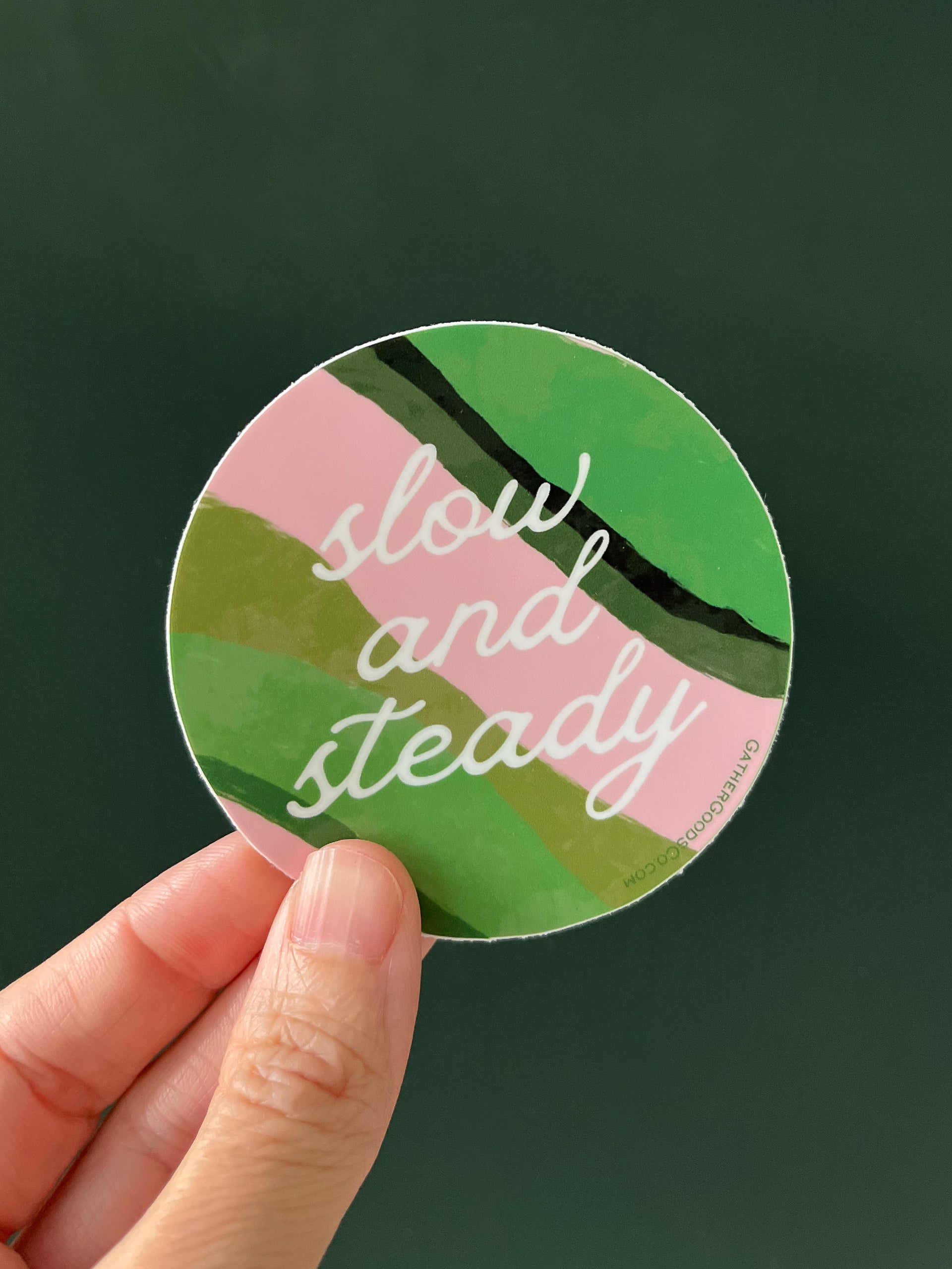 Slow and Steady Sticker - Gather Goods Co.