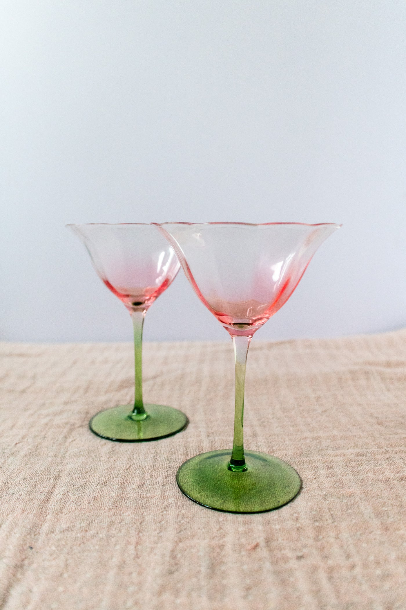 Tulip-Shaped Champagne Coupe Glass, Elegant Stemware - Gather Goods Co.