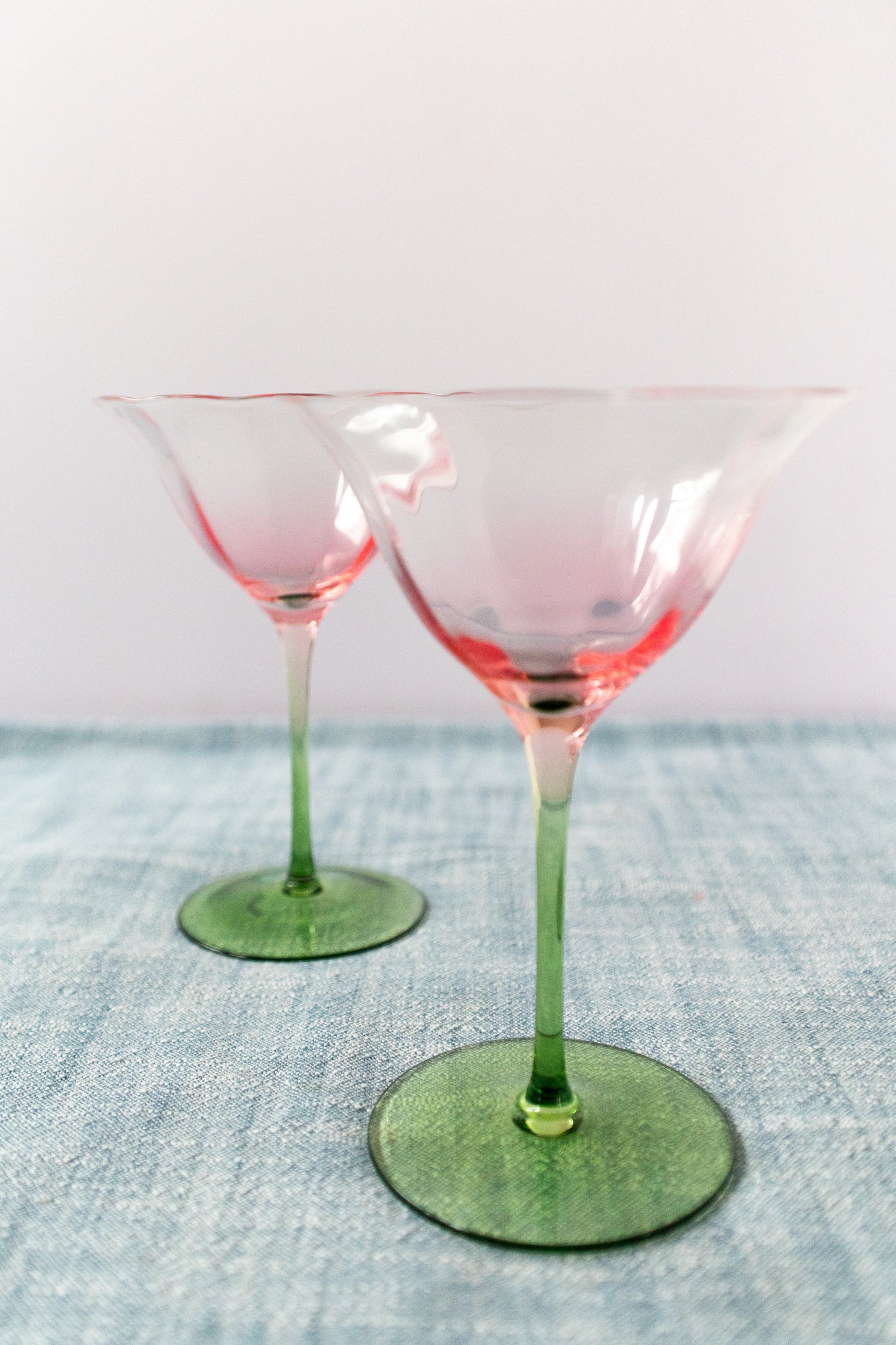 Tulip-Shaped Champagne Coupe Glass, Elegant Stemware - Gather Goods Co.