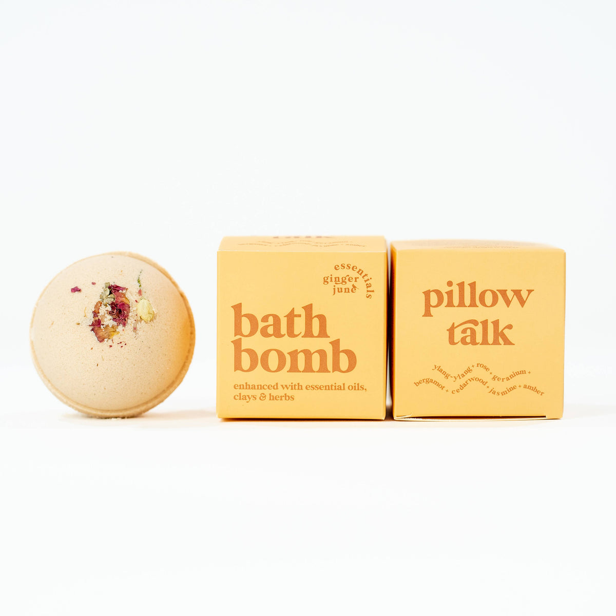 Botanical Bath Bomb, Pillow Talk, Lavender & Cedarwood – Gather Goods Co.