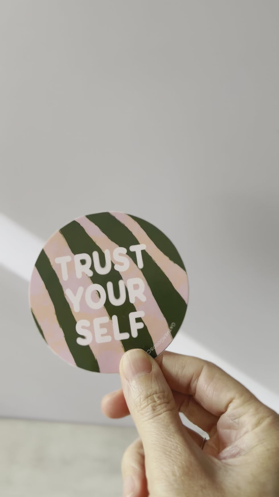 Trust Yourself Sticker - Gather Goods Co.