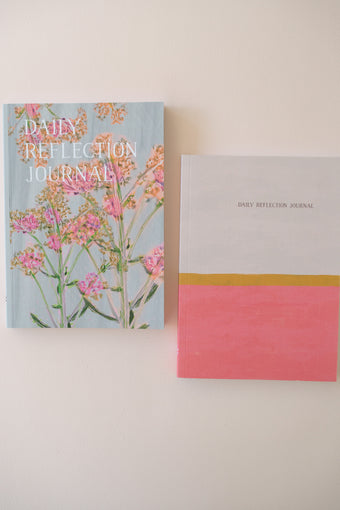Daily Reflection Journal with Prompts, Pink - Gather Goods Co.