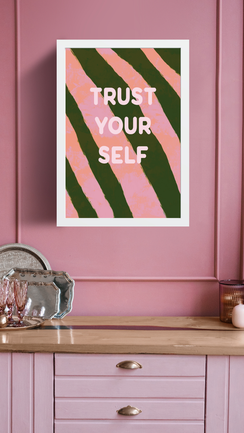 Trust Yourself Fine Art Wall Print - Gather Goods Co.