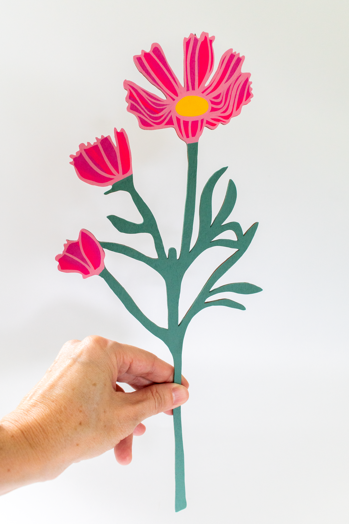 Wooden Flower, Cosmo - Gather Goods Co.