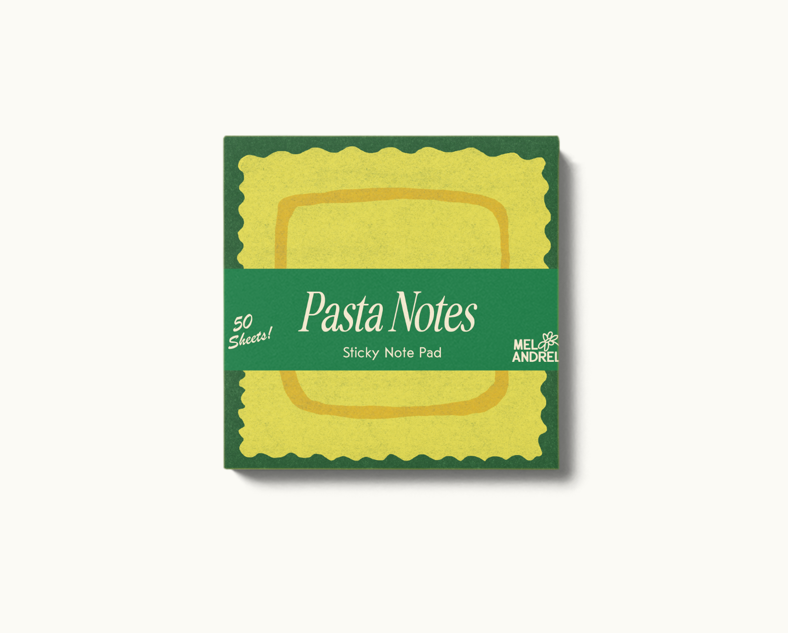 Ravioli Post-It Note, Fun Food-Themed Stationery - Gather Goods Co.
