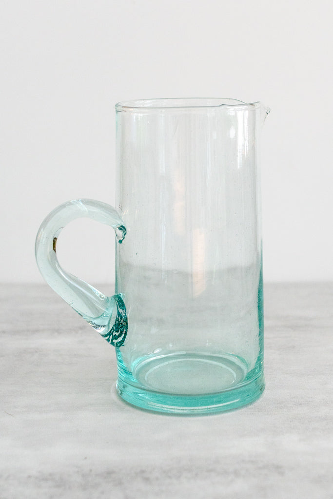 Recycled Glass Pitcher for Drinks or Flowers – Gather Goods Co.
