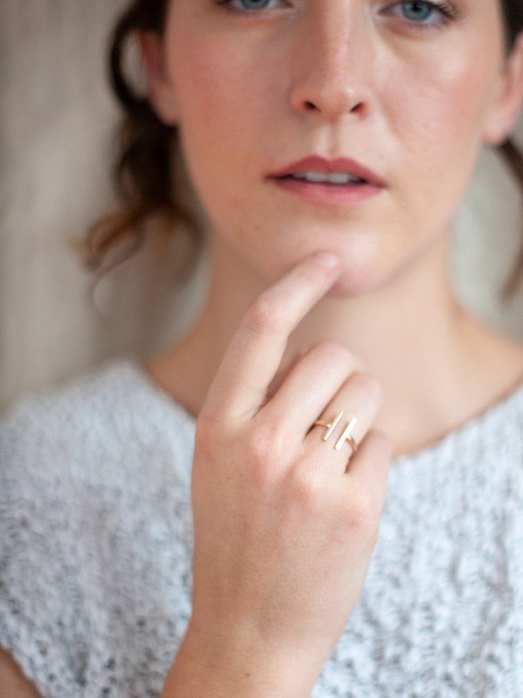 Parallel Lines Ring - Gather Goods Co.