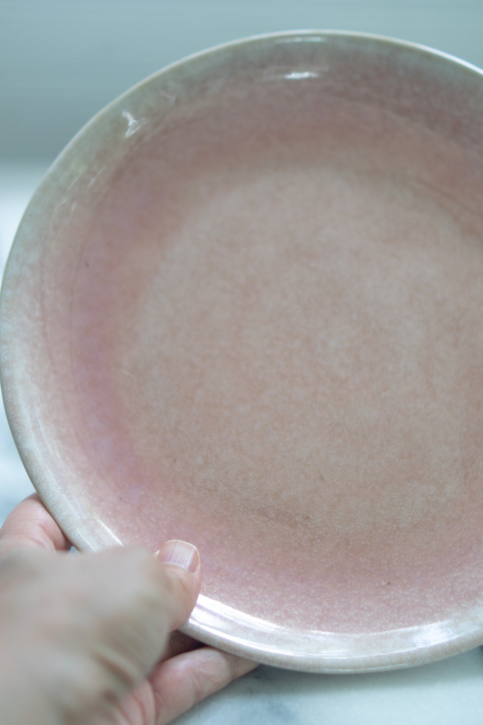 Blush Pink Ceramic Salad Plate - Gather Goods Co.
